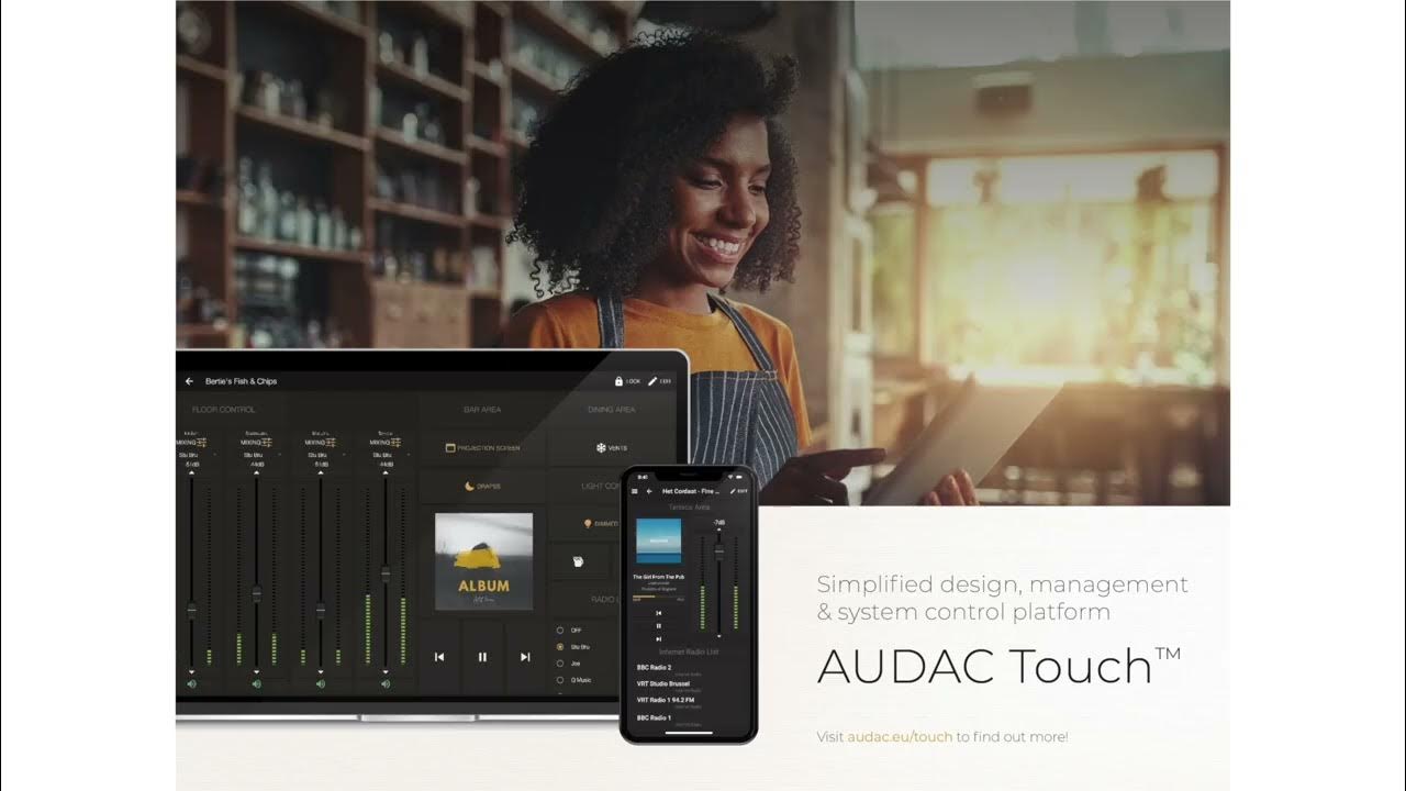 Audac Luna F Video Introduction - YouTube