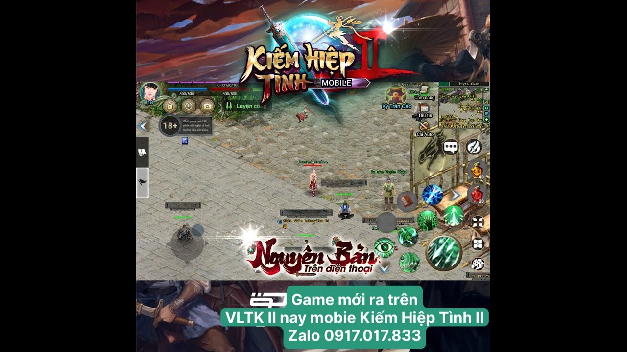 Game VLTK II trên PC nay chuyển MoBie Kiếm Hiệp Tình II nhé Mn 0917.017 ...