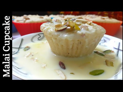 Malai Cupcake | Cupcake with Rabdi | Festival Special Recipe - YouTube