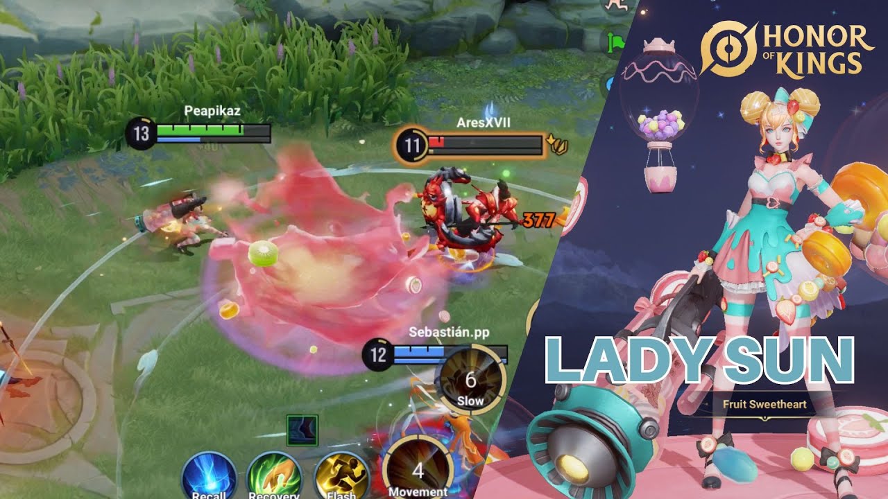 HOK : Lady Sun【Violet RoV】| รีวิวสกิน Fruit Sweetheart「สกินระดับ EPIC ...