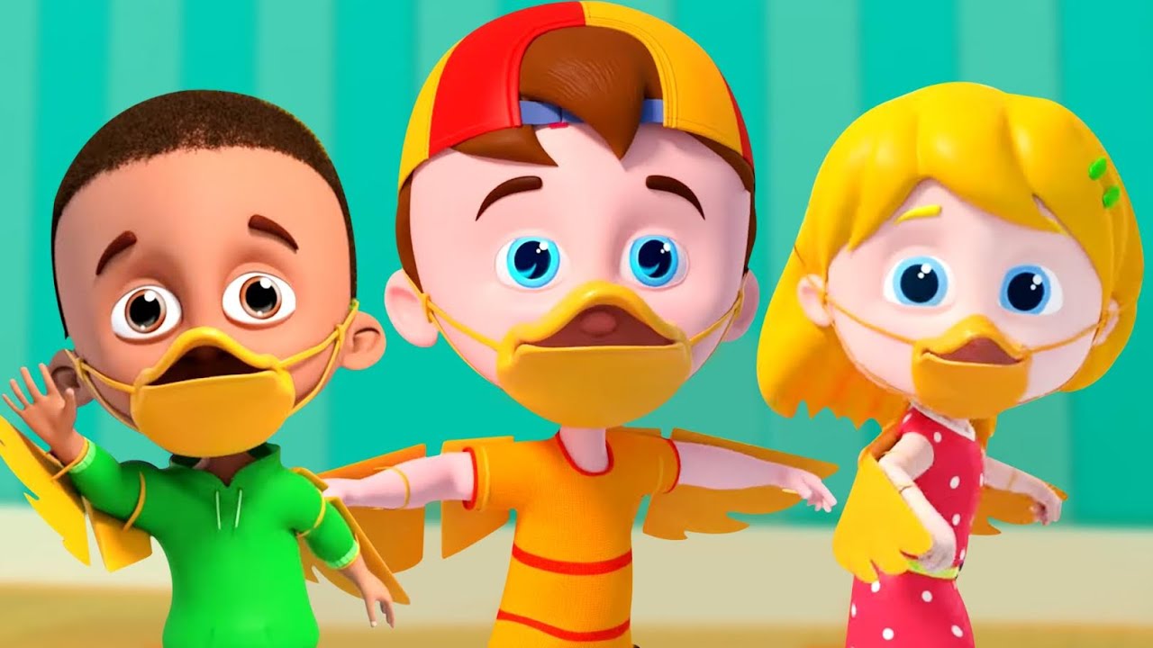 Five Little Ducks Nursery Rhyme & Counting Song for Kids by The Five ...