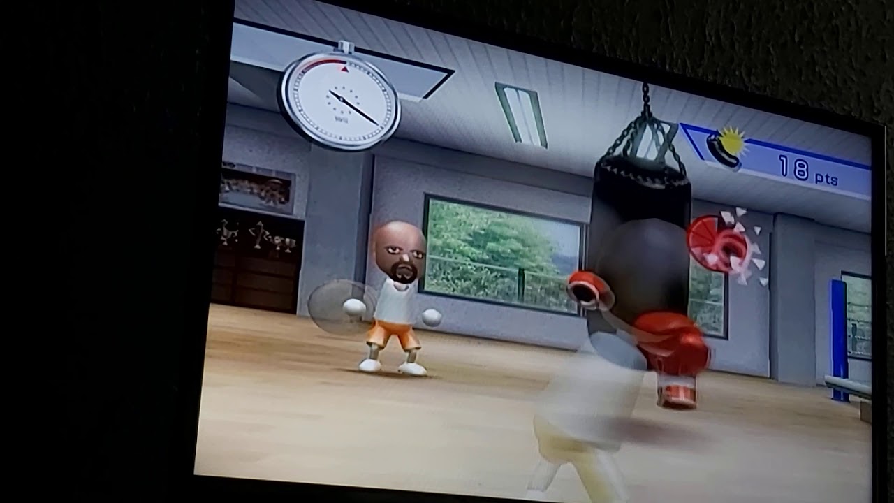 Wii Sports - Boxing Training - Working The Bag - Aaron Vs Asami Vs ...
