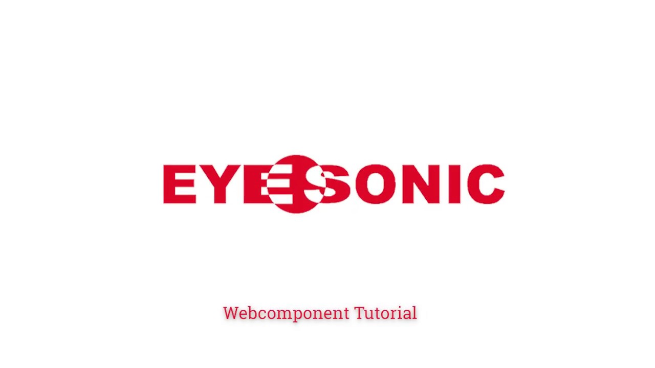 Eyesonic Webcomponent Tutorial - YouTube