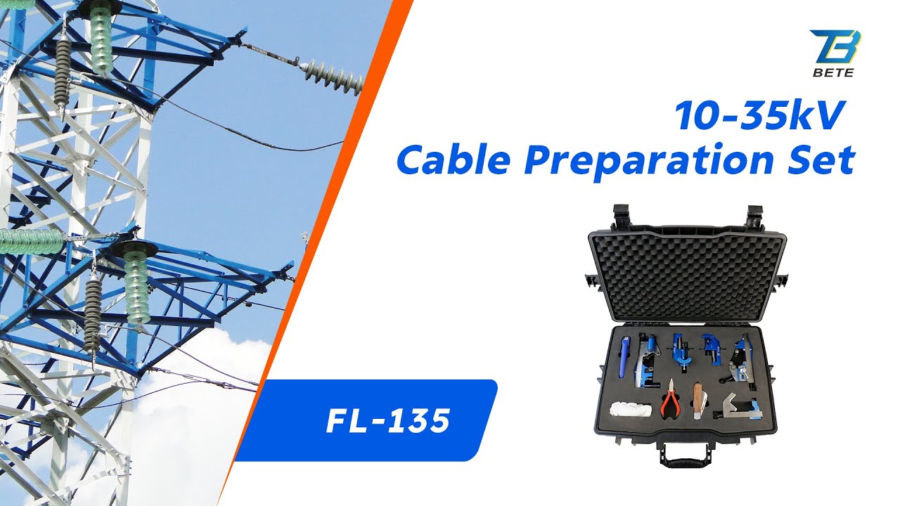 FL 135:10-35kV cable preparation set - YouTube
