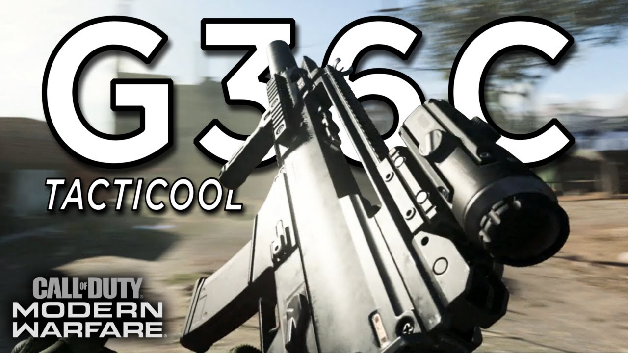 Tacticool G36C in Modern Warfare 2019 Gameplay - YouTube