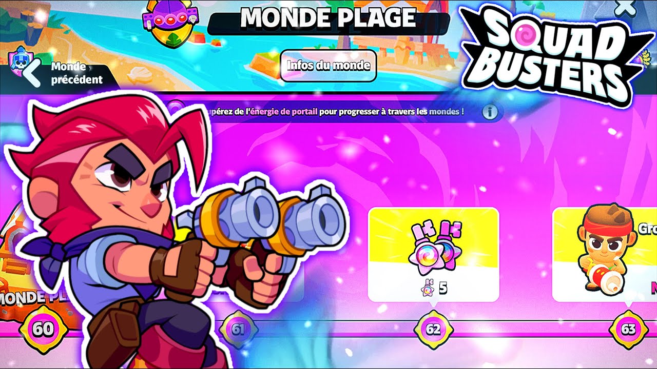 🔴RUSH NIVEAU 80 sur SQUAD BUSTERS FR !!! (Partie 1) - YouTube