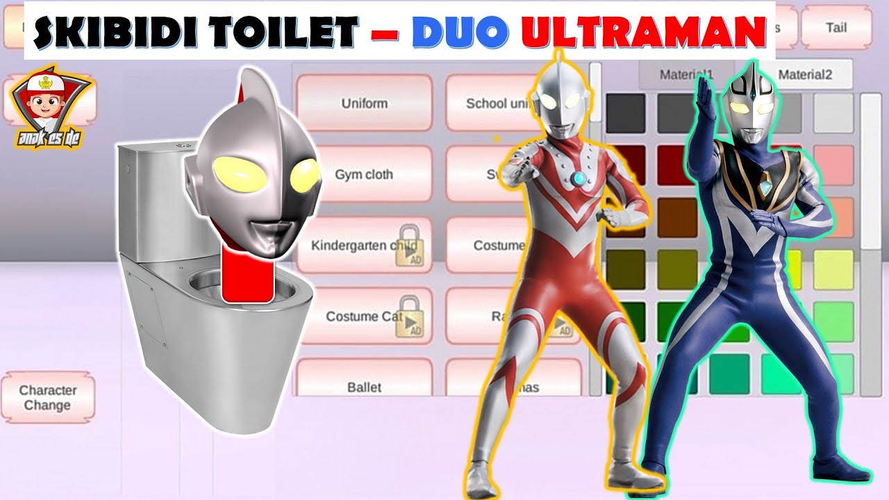 Ada Karakter Baru SKIBIDI DUO ULTRA-TOILET di | SAKURA SCHOOL SIMULATOR ...