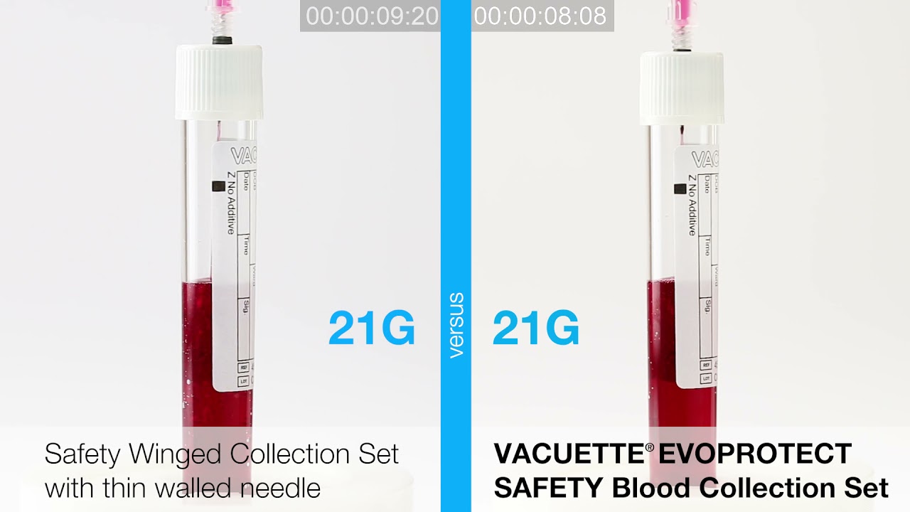 VACUETTE® EVOPROTECT SAFETY Blood Collection Set - extra-thin walled ...