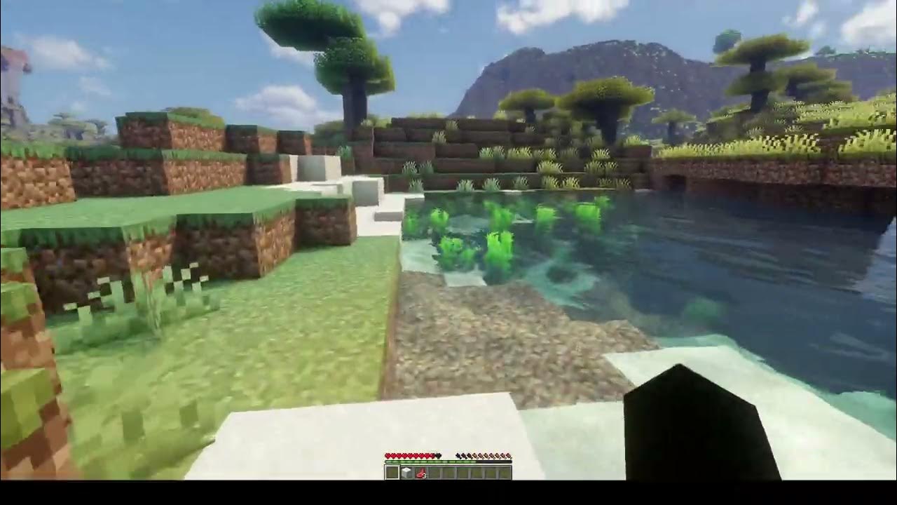 Minecraft shaders test #first - YouTube