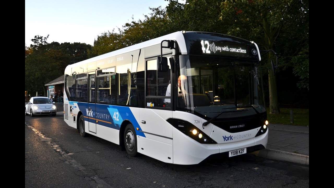 *NEW BUS* Transdev York: 726 / YX18KZF - YouTube