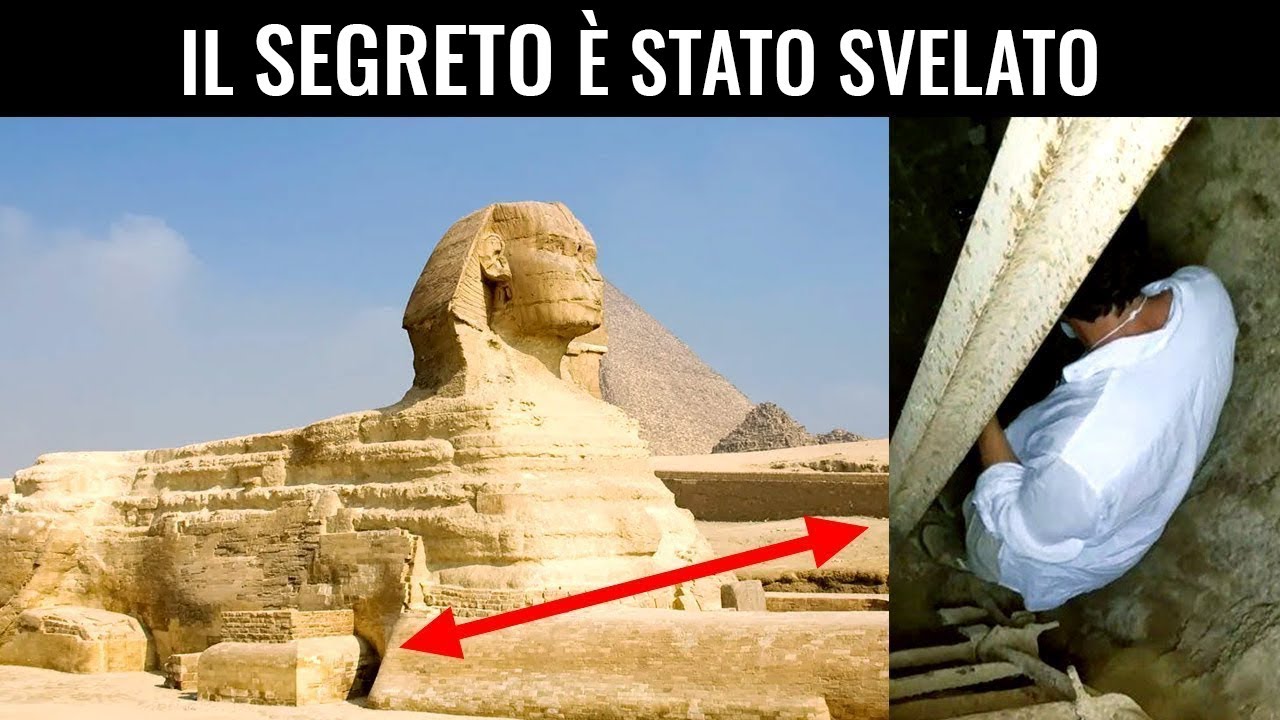 Le foto segrete sotto la Sfinge sono state rivelate! Confermato il ...