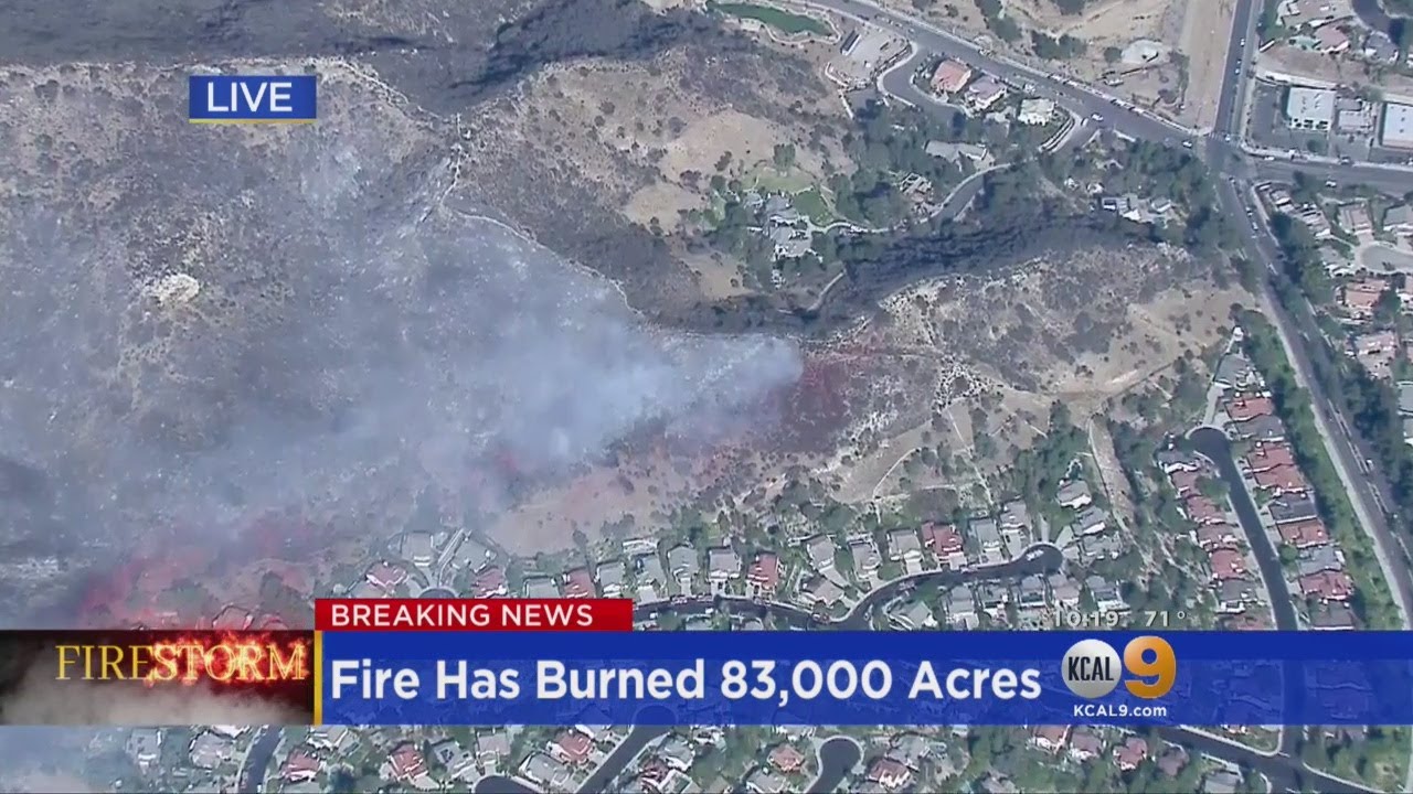 Woolsey Fire Burn Area: West Hills, Stathern & Roscoe - YouTube