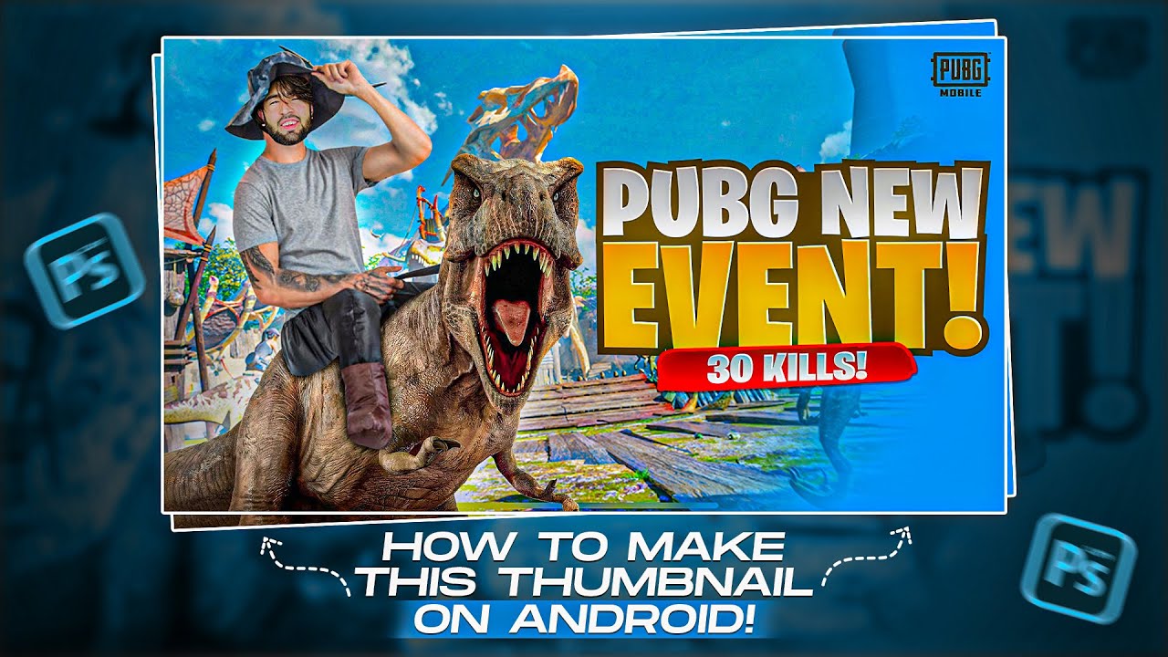 How To Make PUBG/BGMI Thumbnail😱 | BGMI/PUBG Thumbnail Tutorial On ...