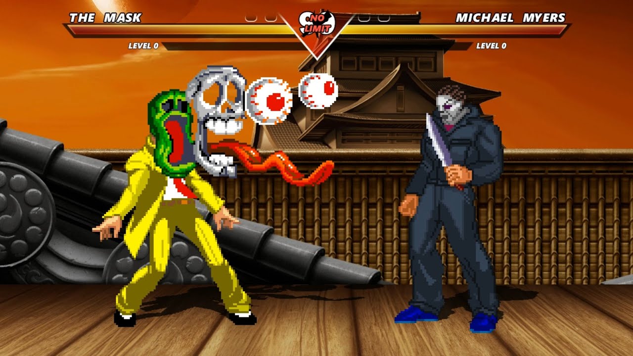 THE MASK vs MICHAEL MYERS - Epic fight 🔥 - YouTube