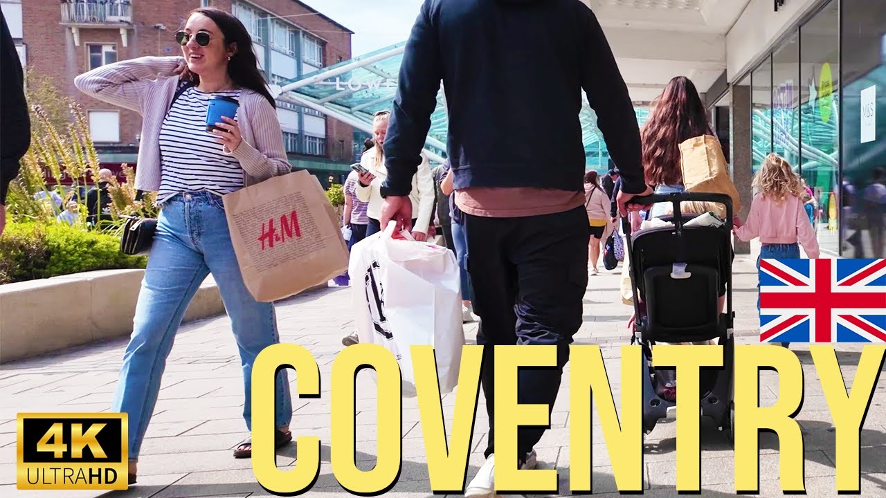Coventry - City Tour 2024| Walking The Streets of Coventry | Central ...