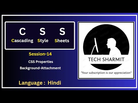 Background-Attachment in CSS | Properties in CSS | CSS - Cascading ...