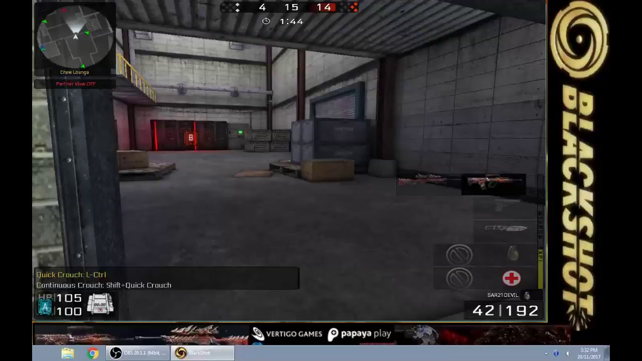 14-7 Damien SMDA Live Stream - Hans Cargo - Blackshot - YouTube