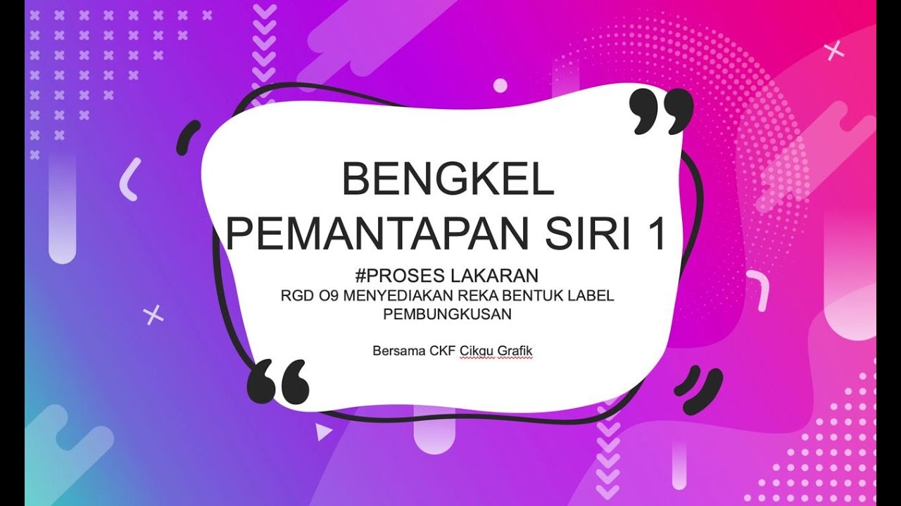 jom lukis lakaran thumbnail - YouTube