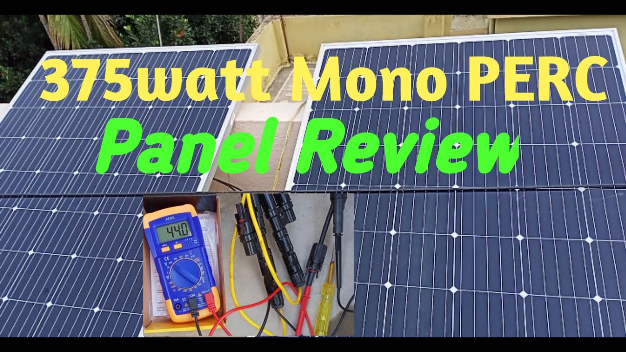 Vikram Solar 375 Watt Mono PERC Panel Review| 375 Watt Mono PERC Panel ...