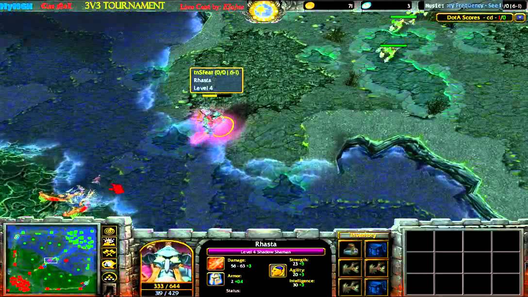 [DOTA] Match: NoL 3v3 Tour 2012 Semi-final - [GR] - YouTube