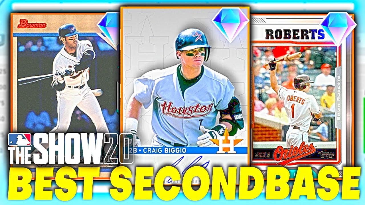 the TOP 10 BEST SECOND BASE Diamonds in MLB The Show 20 - YouTube