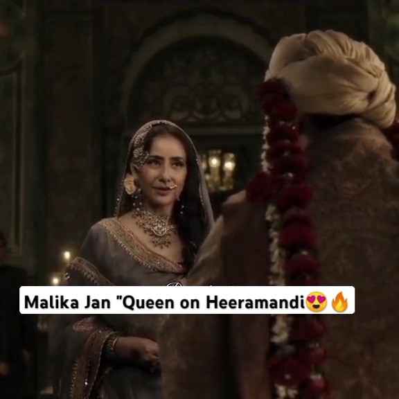 Malika Jan Queen of Heeramandi 🔥😍 #heeramandi #heeramandionnetflix # ...