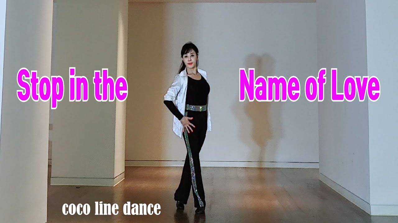 Stop in the Name of Love by coco line dance, hee yon kim (kira) - YouTube