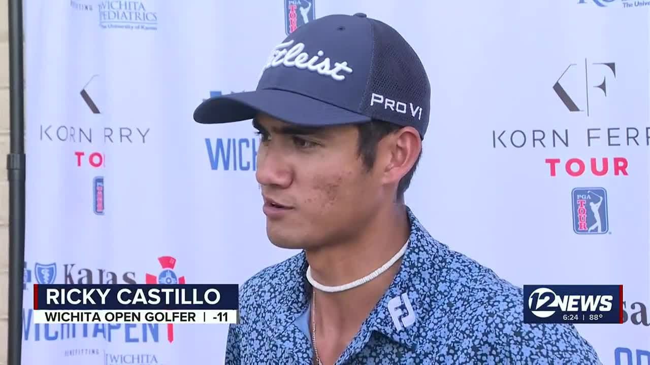 Former NCAA champ Ricky Castillo makes big jump in pro golf debut at Wichita Open - YouTube