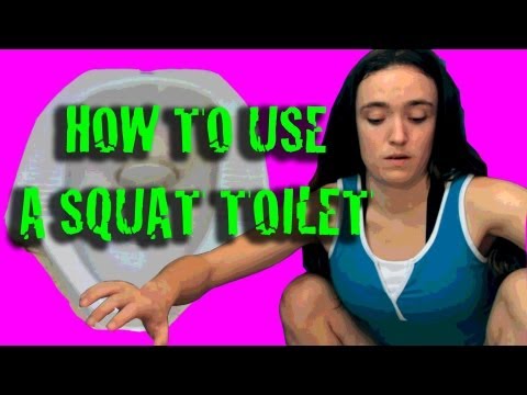 How to use a squat toilet (WC Jongkok)