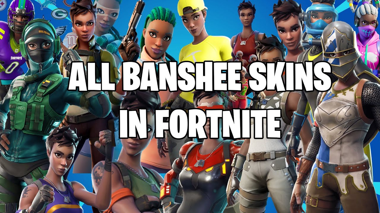 (OUTDATED) Fortnite - All Banshee skins - YouTube
