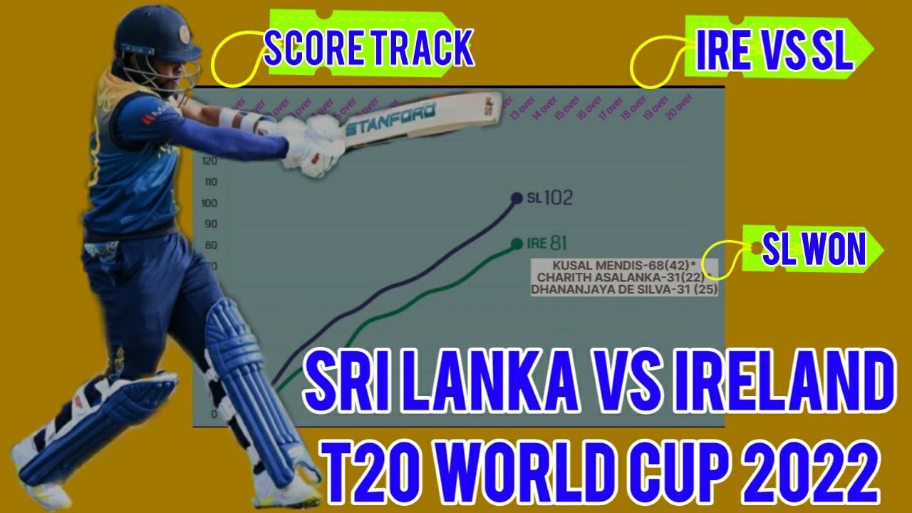 IRE VS SL | SRI LANKA VS IRELAND T20 WORLD CUP 2022 SCORE TRACK KUSAL ...