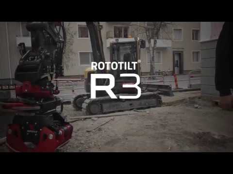 Rototilt intros R3 compact tiltrotator - YouTube