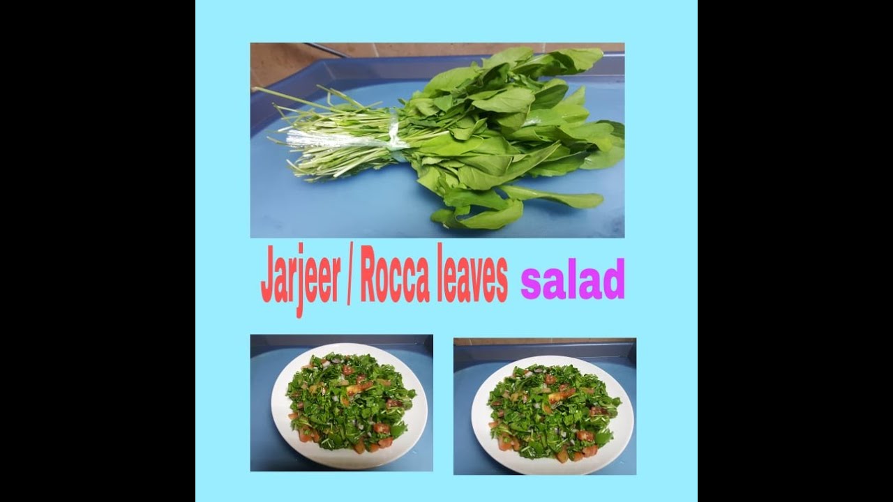 JARJEER SALATA [ ROCCA LEAVES SALAD [ ATE LORN'S CHANNEL - YouTube