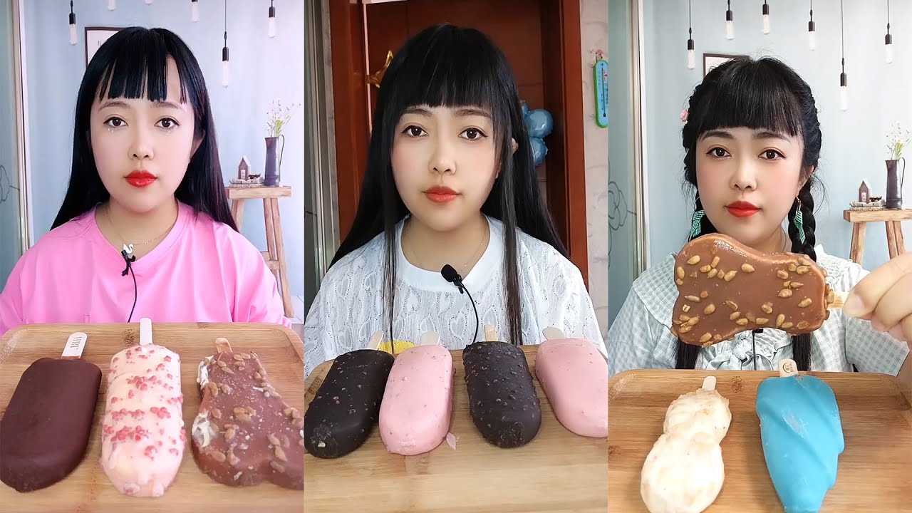 eating ice cream cold delicious very show asmr - YouTube