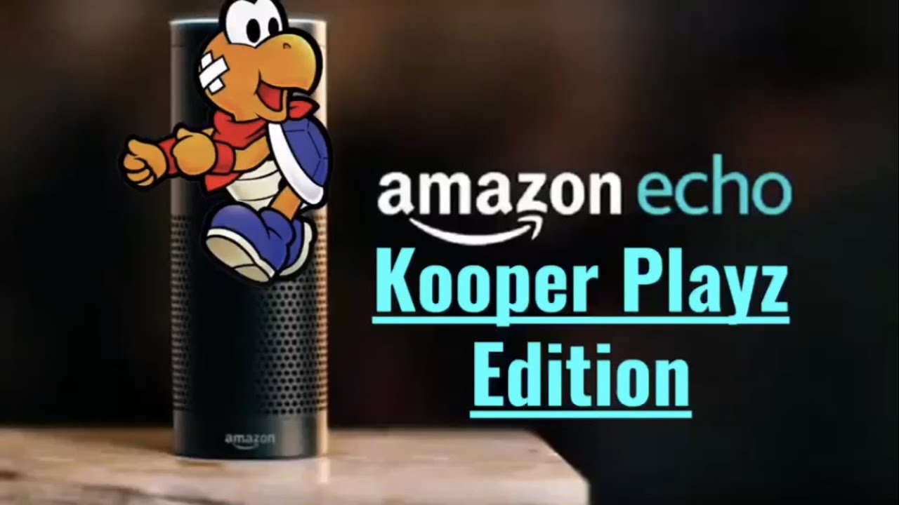 Amazon Echo Kooper Playz Edition - YouTube
