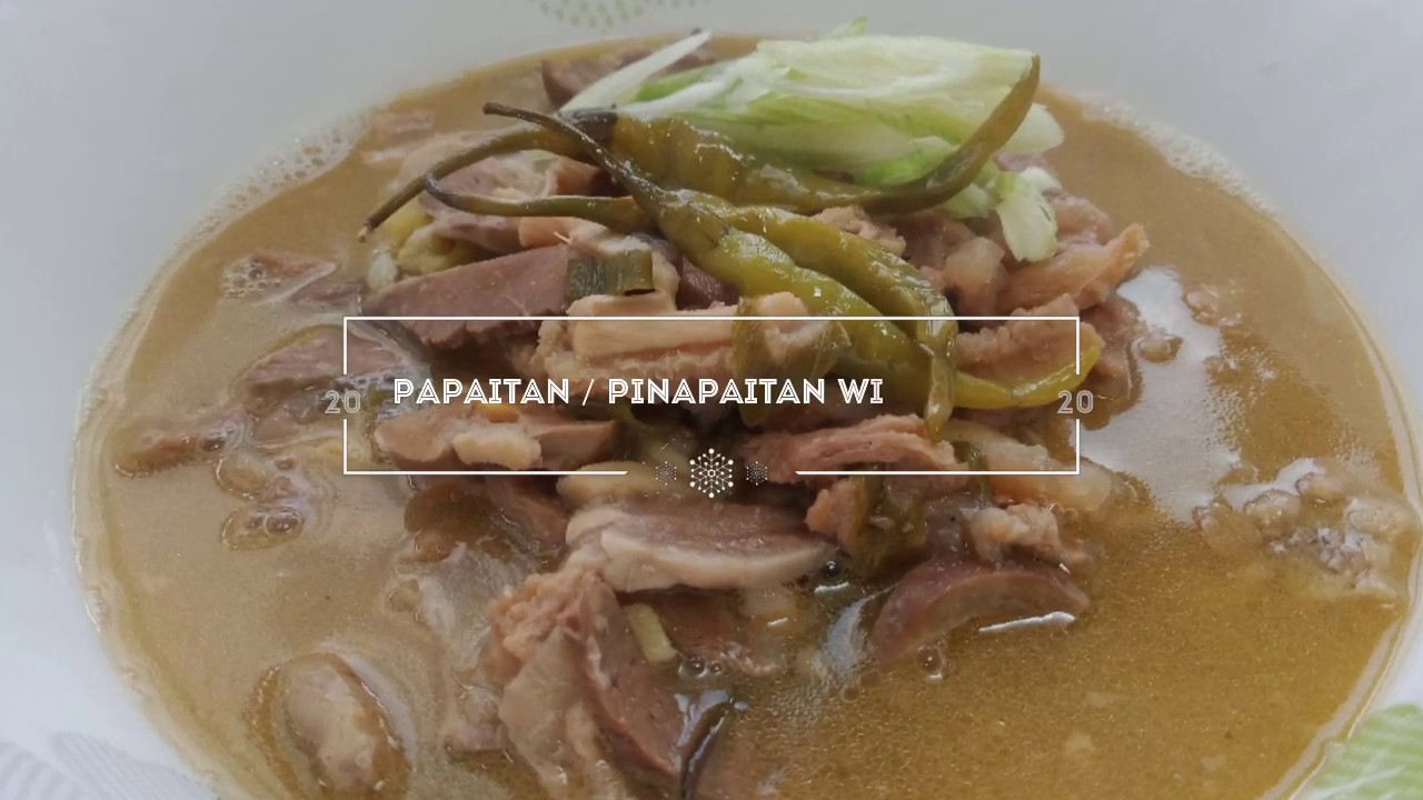 HOW TO COOK PAPAITAN / PINAPAITAN - YouTube