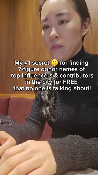 My #1 secret for accessing 7-figure donors lists for FREE! - YouTube