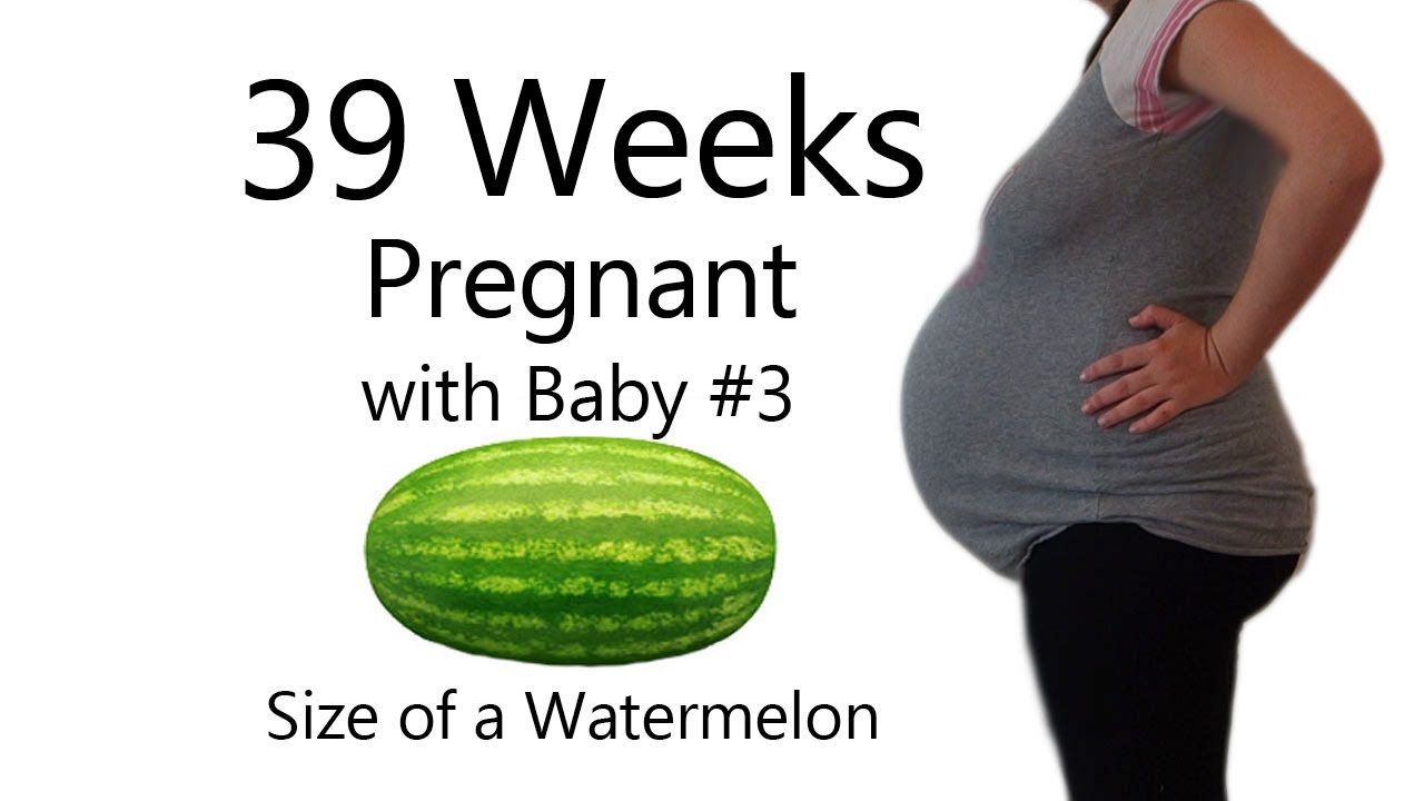 39 Weeks Pregnant with Baby #3 - YouTube