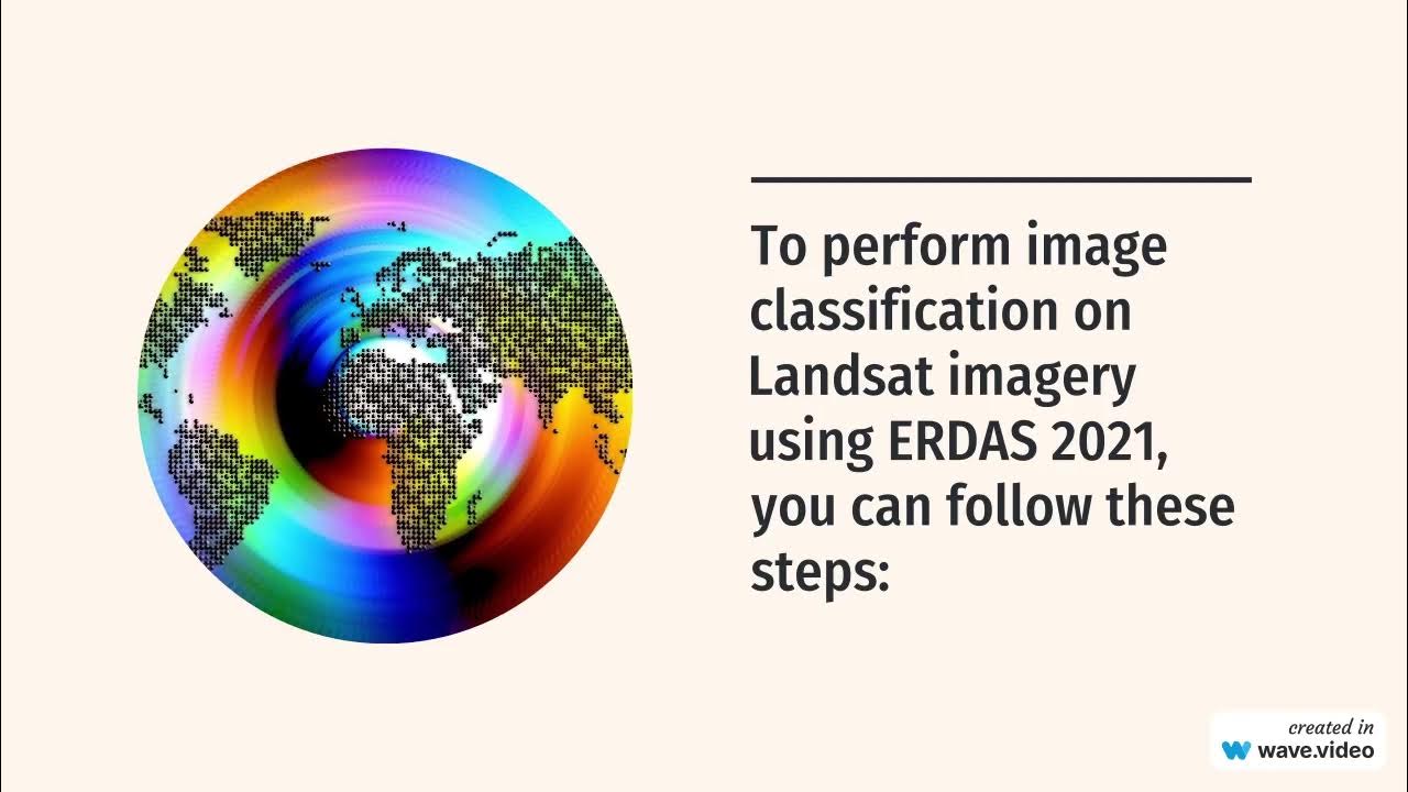 How can I perform image classification on Landsat imagery using ERDAS 2021 - YouTube
