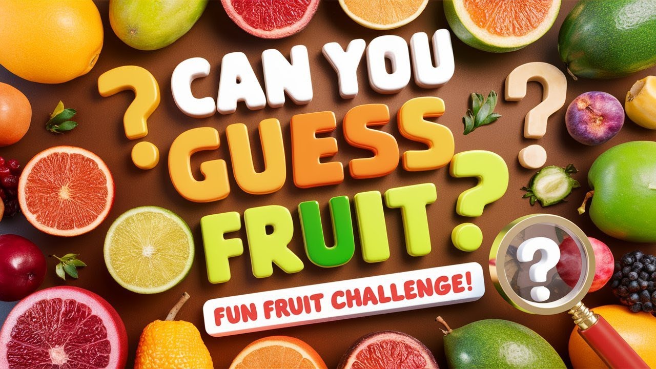 Guess the Fruit quiz: Can You Identify? 🥝🍐🍏 - YouTube