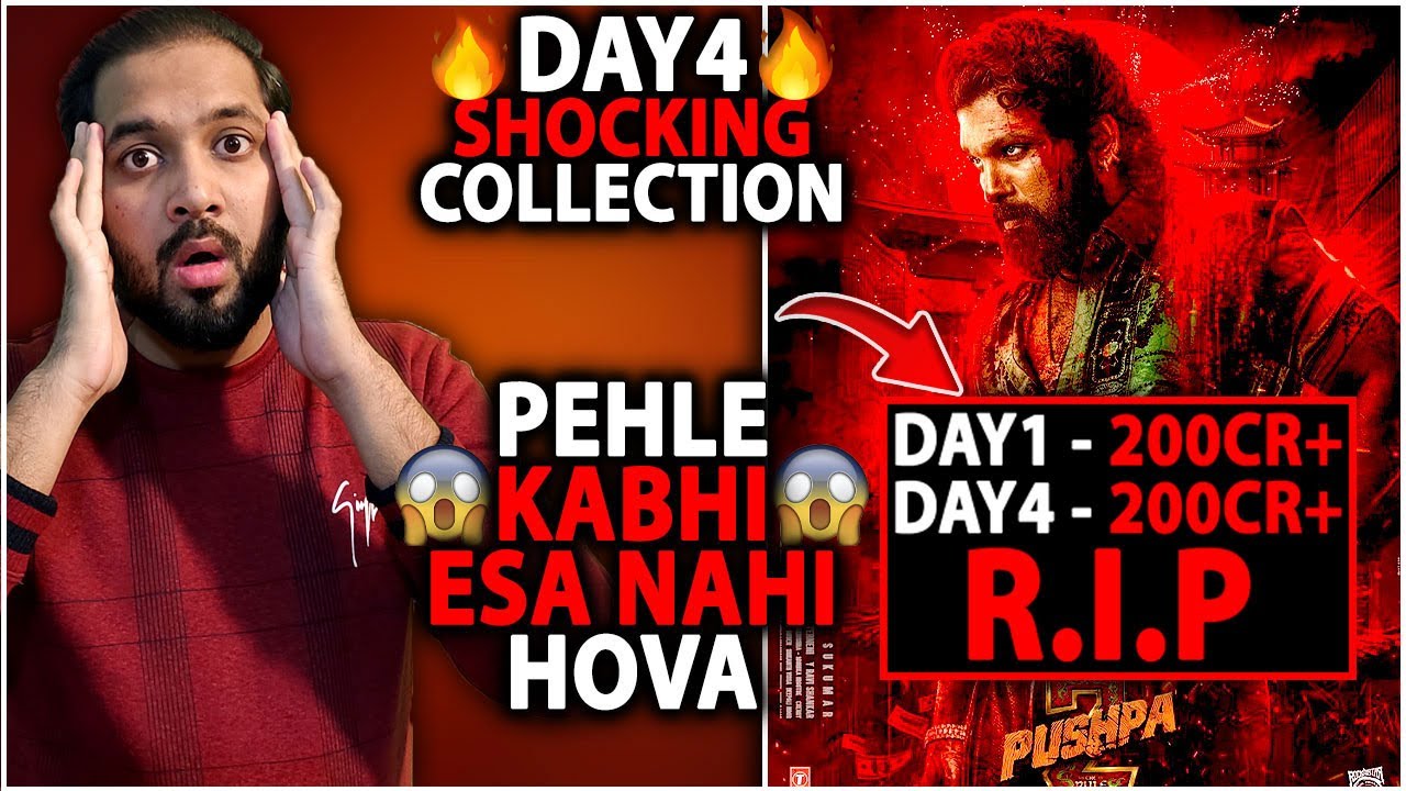 Pushpa 2 Day 4 Total Box Office Collection | Pushpa 2 Box Office ...