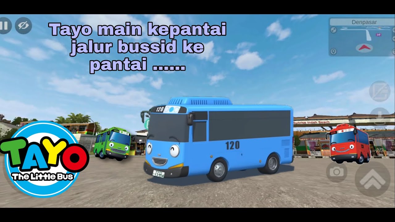 Bus Tayo main ke pantai | cerita bus tayo #part5 - YouTube