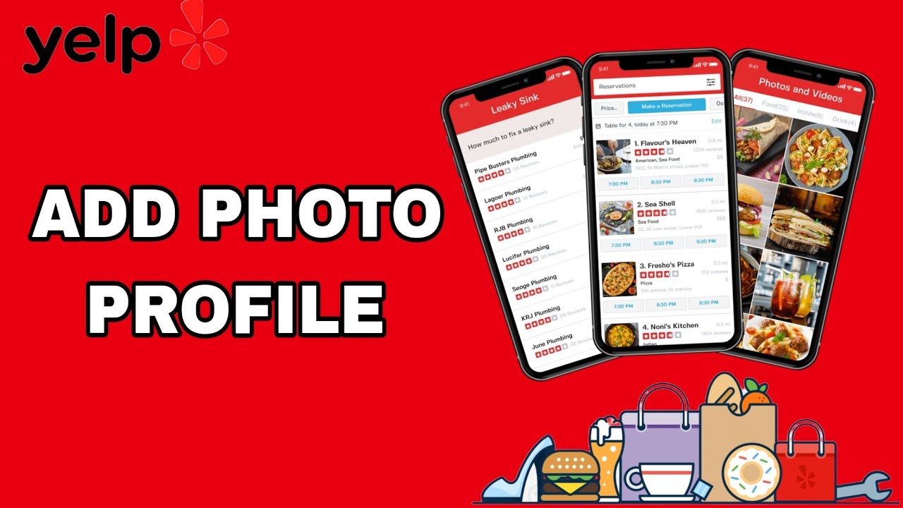 How To Add Photo Profile On Yelp App - YouTube