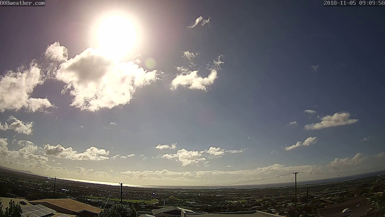 Hawaii Weather Webcam #2 (Second camera) Timelapse for Monday, November ...
