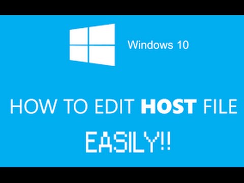 How to edit hosts file easily by changing user permission in windows 7 ...