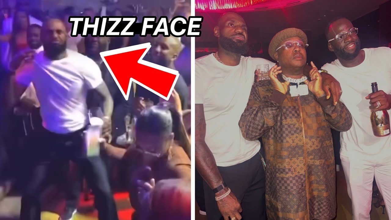 Lebron James Dances to E-40 at Friends B-day Party - YouTube