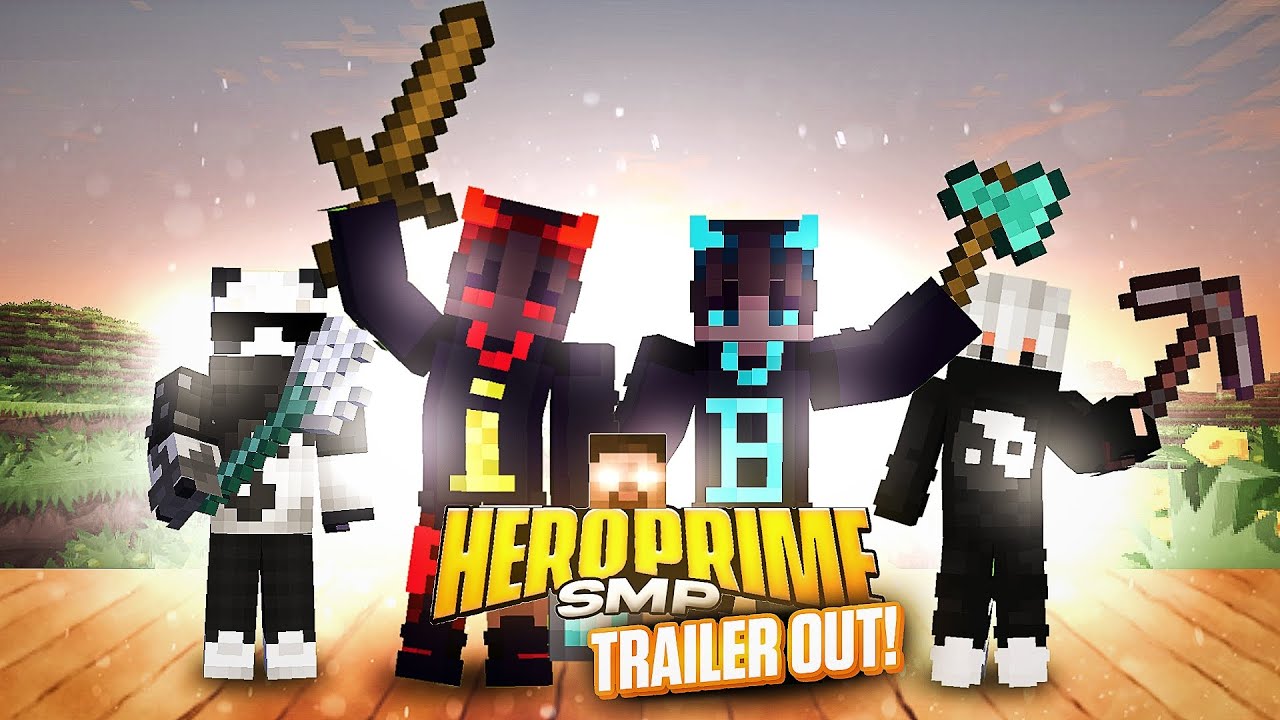 Public SMP HeroPrime Trailer | Free to Join | EveryOne can JOIN My ...