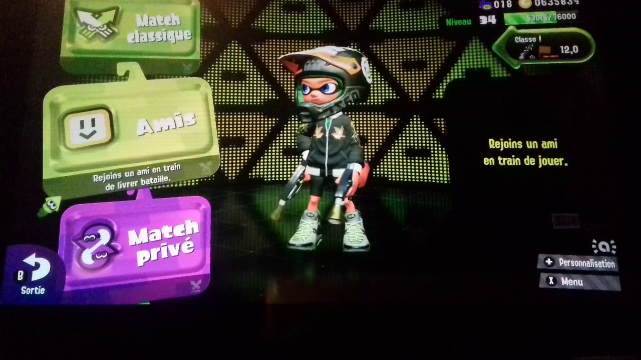 Splatoon 2 (match classique 5 ) - YouTube
