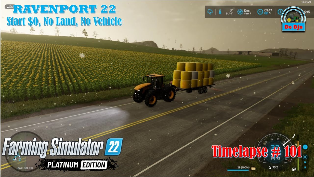 FS22 Ravenport 22 || Farming Simulator 22 || Start $0, No Land, No ...