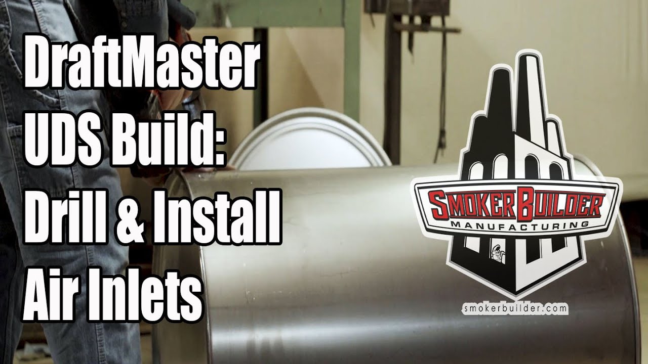 UDS-DraftMaster Build [Drilling and Installing Air Inlets ] - YouTube